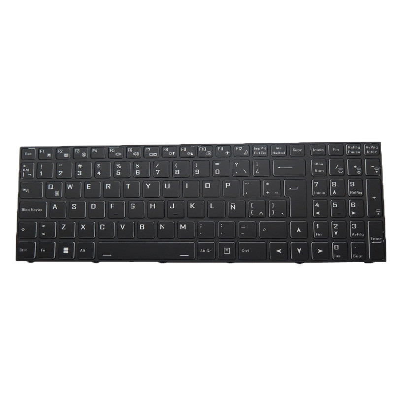 Laptop No Backlit Keyboard For CLEVO PD71SNE PD71SNE (-D)(-G) PD71SNE-D ...