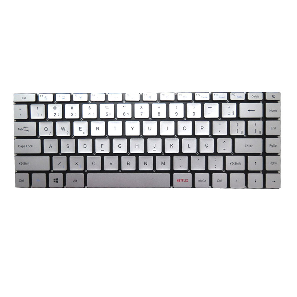 Laptop Keyboard For Axioo For MyBook Pro P421 Brazilian BR Silver ...
