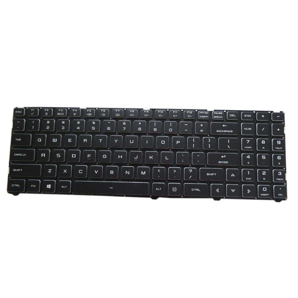 Laptop Backlit Keyboard For BTO X•BOOK X-BOOK 15X1081 English US Black ...