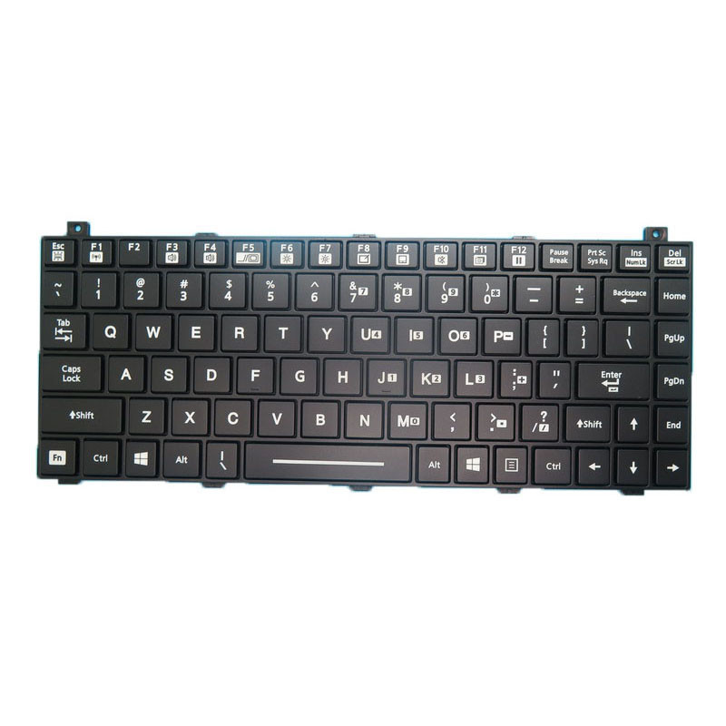 Laptop Backlit Keyboard NK5100-01102C-00 English US Black With Frame ...