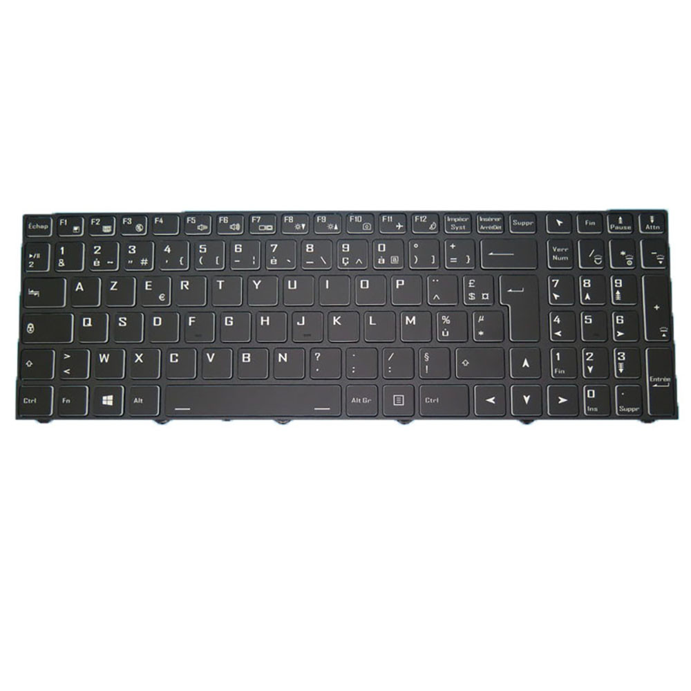 Laptop Keyboard For Ekimia Bionic 1 France FR With Backlit With Black ...