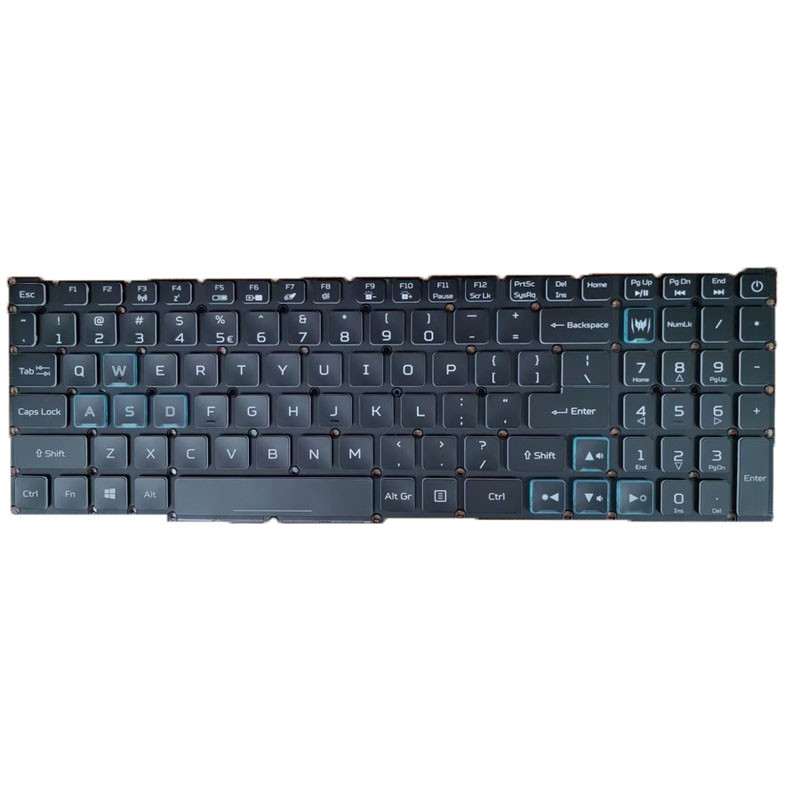 Laptop Monochrome Backlit Keyboard For ACER Nitro 5 AN515-55-55TT NH ...