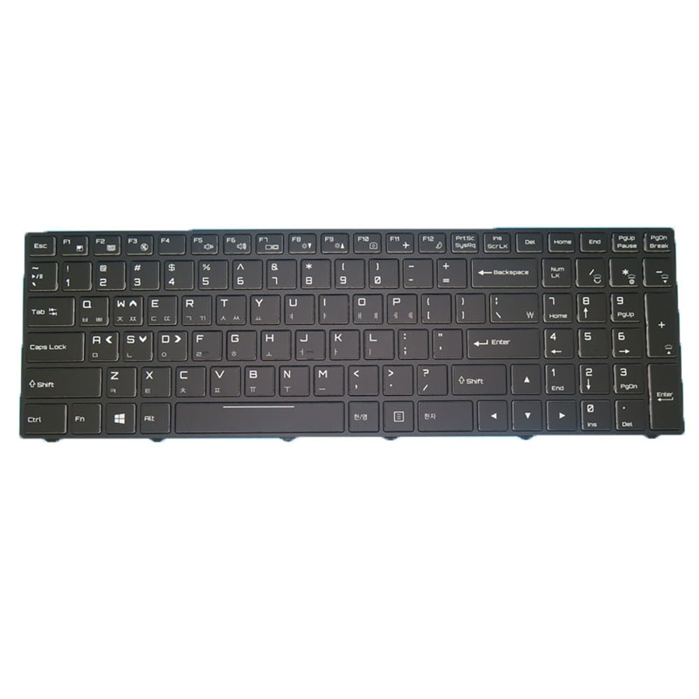 Laptop RGB Backlit Keyboard For Metabox Alpha N850HJ i5 Korean KR Black ...