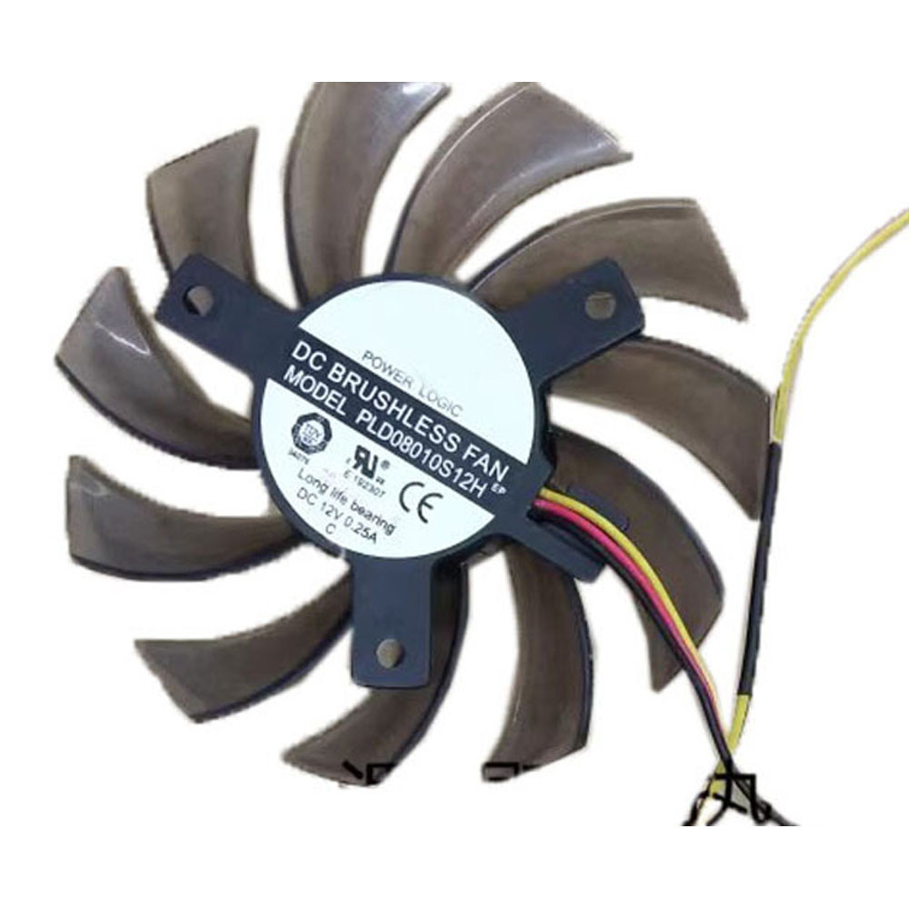 Silent Fan Cooling Fan For Gigabyte 8010 Graphics Card FAN PLD08010S12H ...
