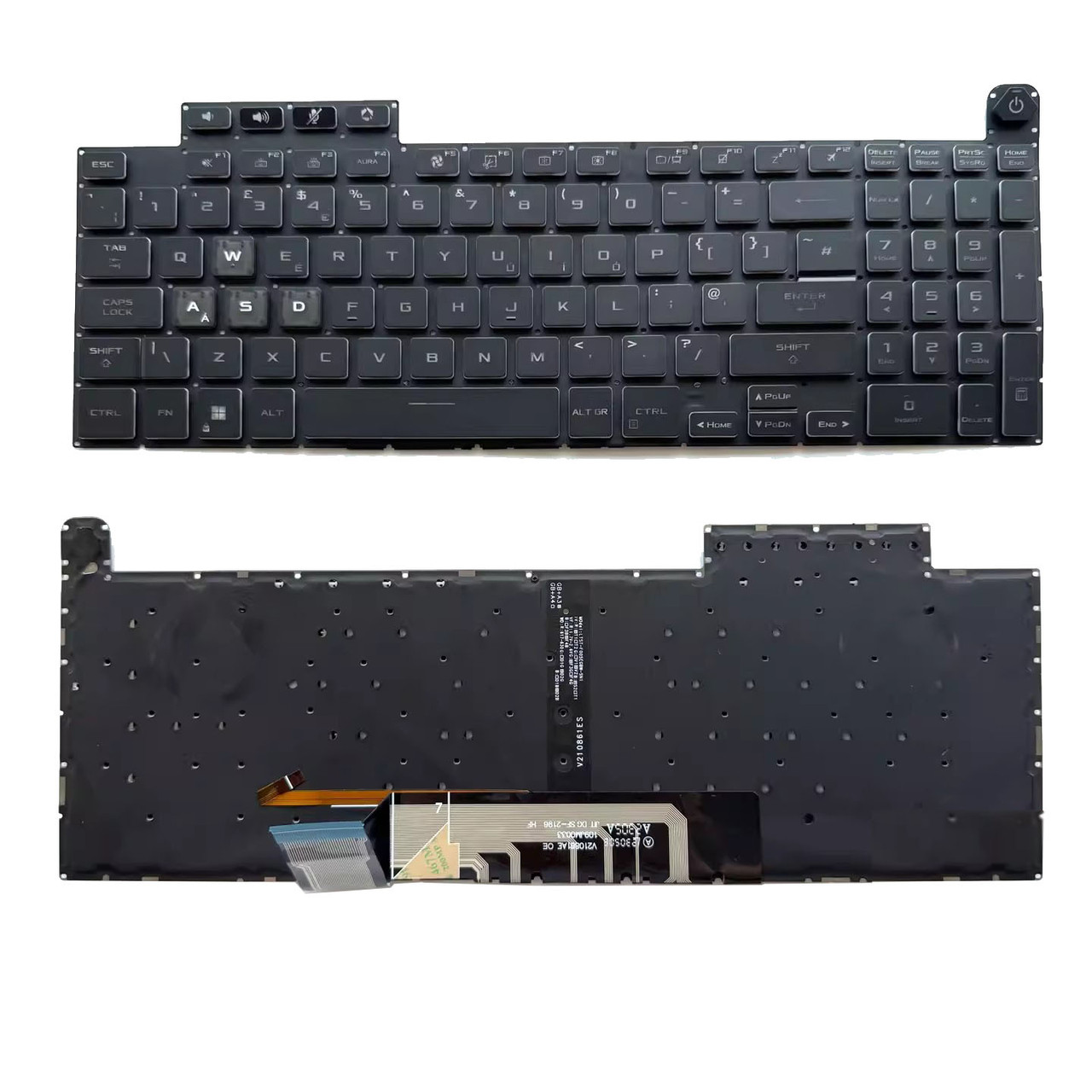 Laptop Keyboard For ASUS TUF Gaming A15 FA577RE FX577ZE Black Without ...