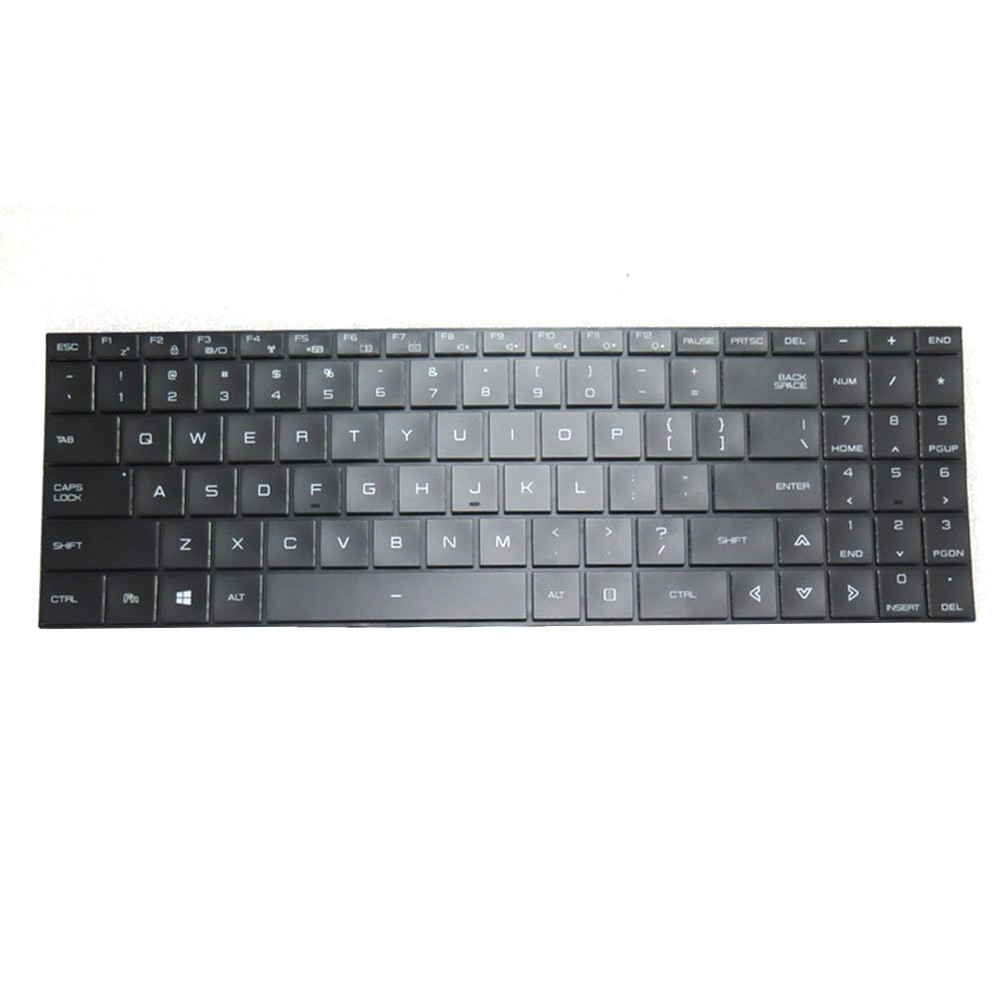 Laptop Keyboard For Aftershock Apex 15R English US Black With Backlit ...