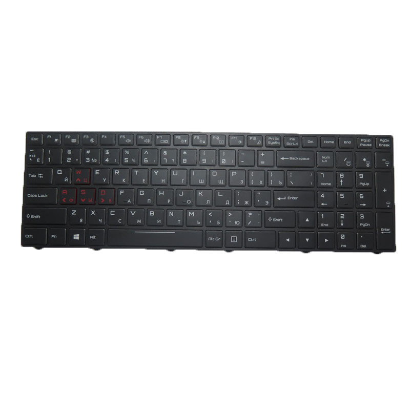 Laptop 3-zone RGB Backlight Keyboard For CLEVO PA70 PA70EP6 PA70EP6(-G ...