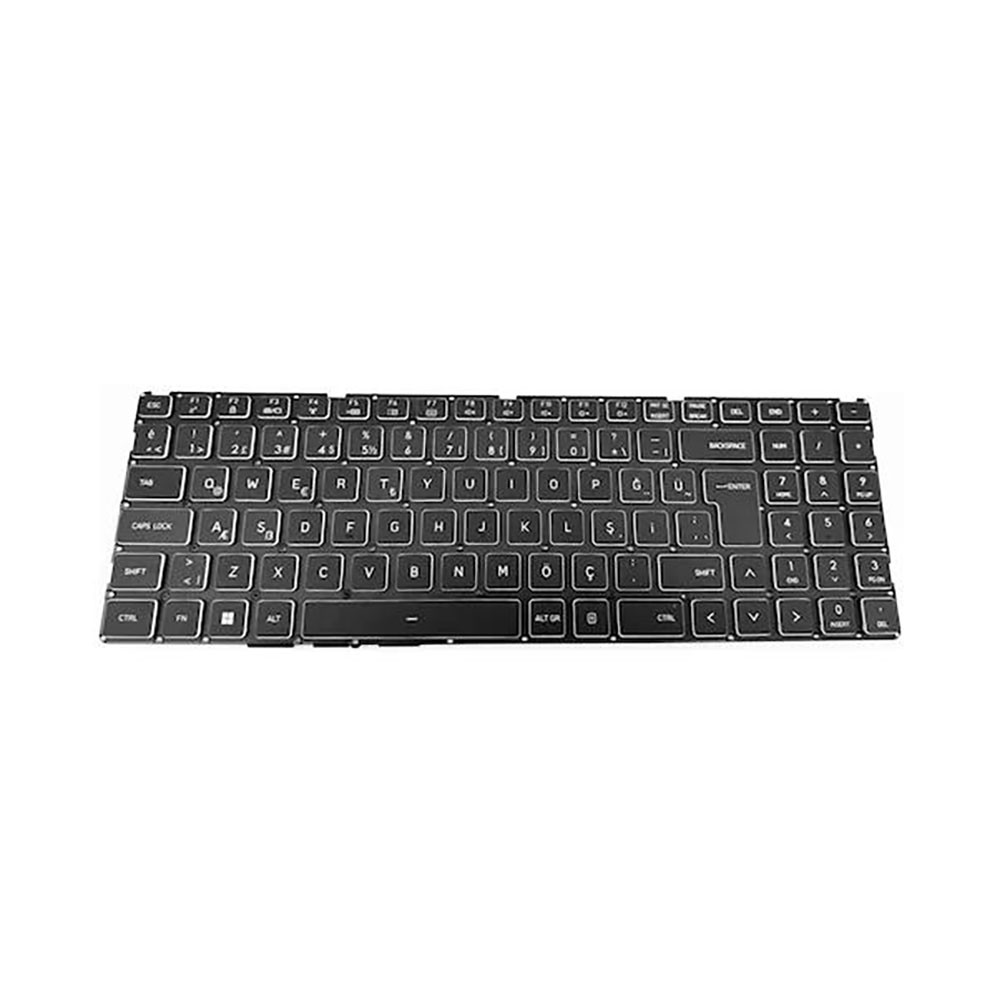 Laptop Keyboard For Monster Abra A5 V20.6.5 Turkey TR Black With ...