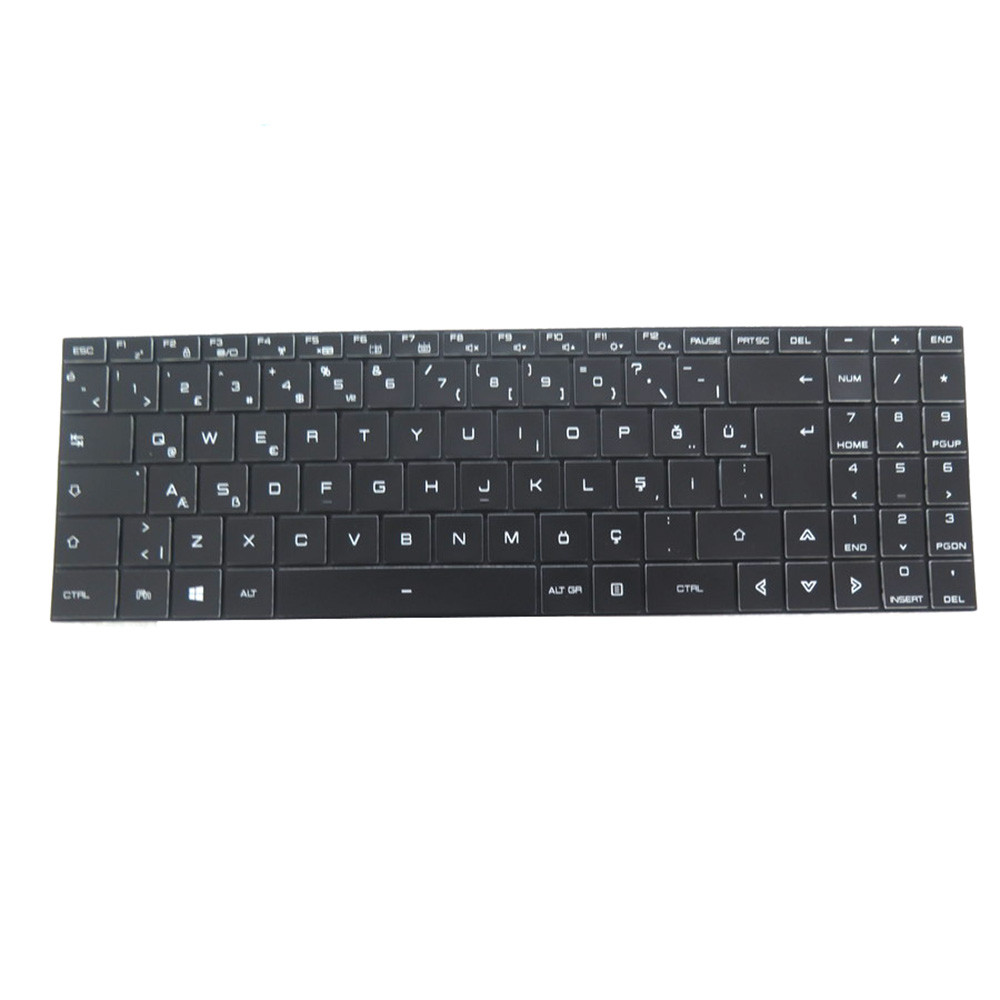 Laptop Keyboard For Monster Tulpar T5 V21.1.2 Turkey TR Black With RGB ...