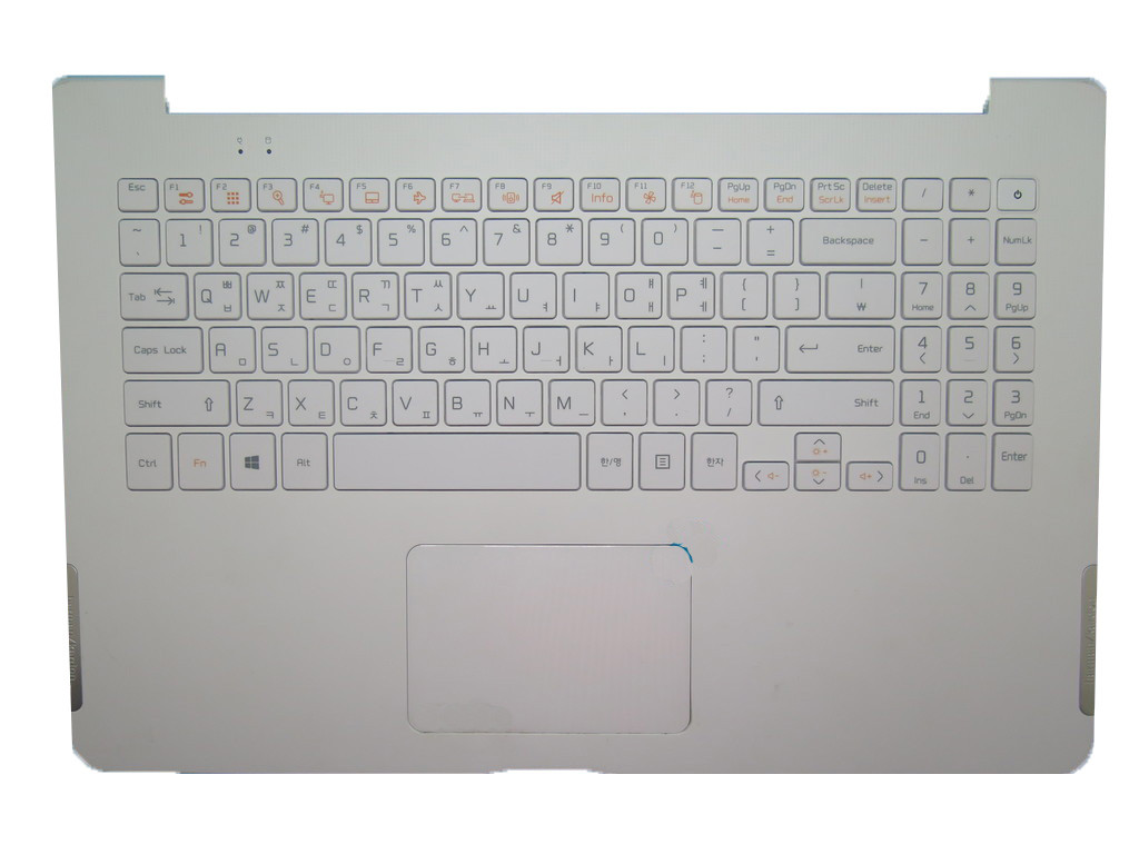Laptop PalmRest&White Keyboard For LG ABQ75522303 Korea KR White With ...