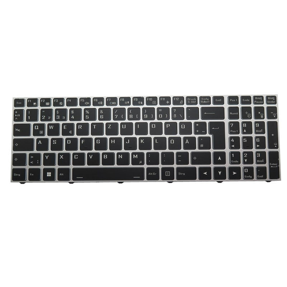 Black Laptop No Backlit Keyboard For Digital storm For AVON German GR ...