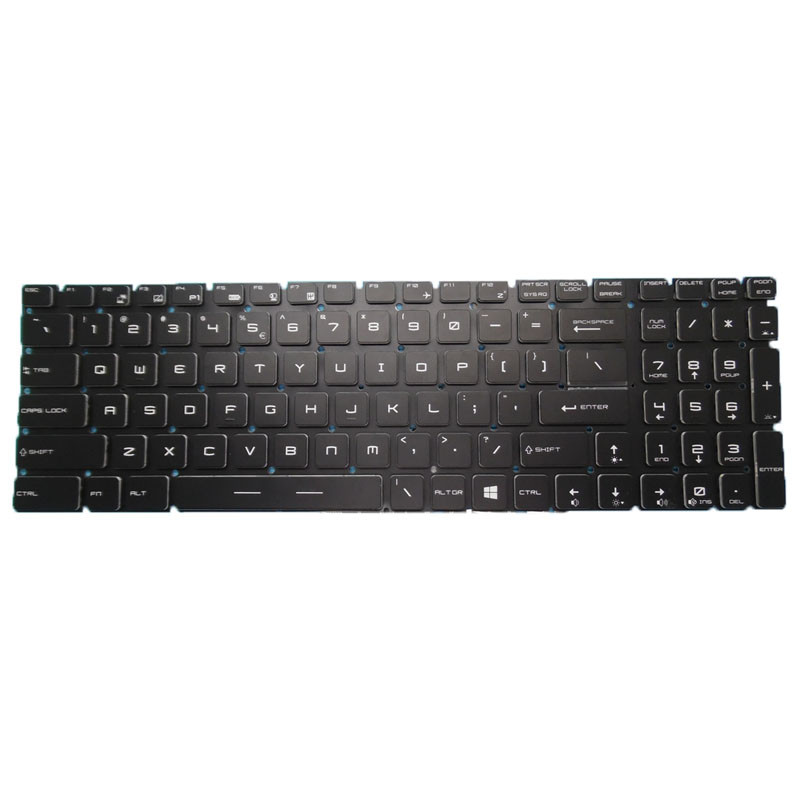 Black New Laptop Backlit Keyboard For Digital storm For Equinox 15 inch ...