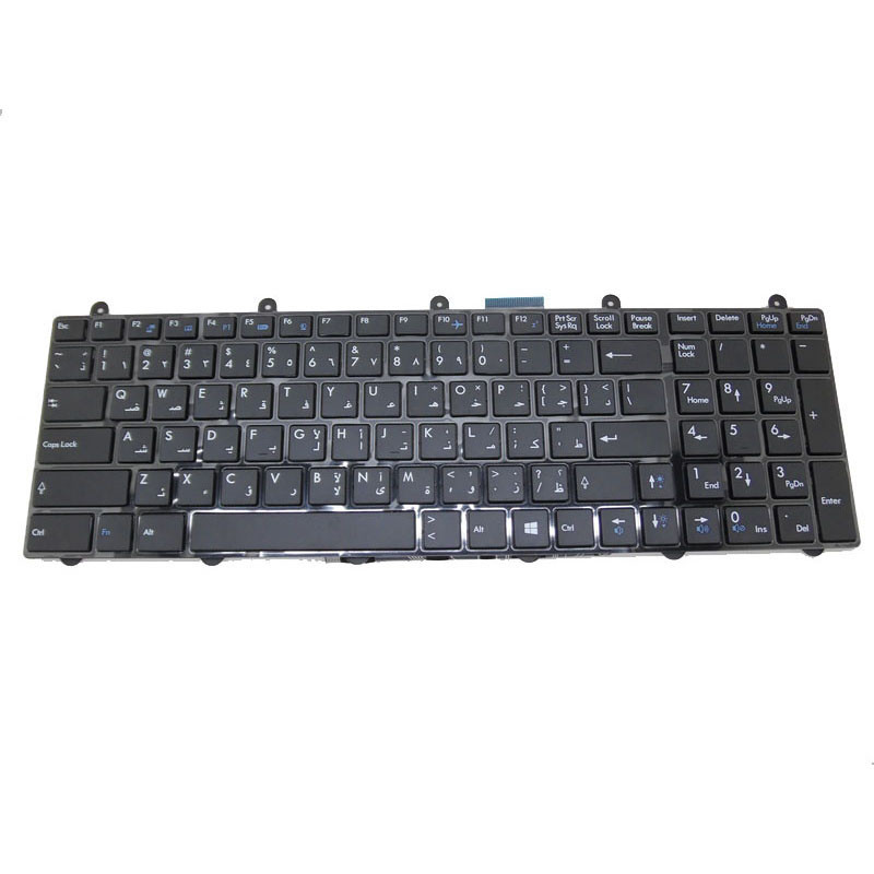 Black New Laptop Keyboard For Digital storm For VIPER Arabia AR With ...