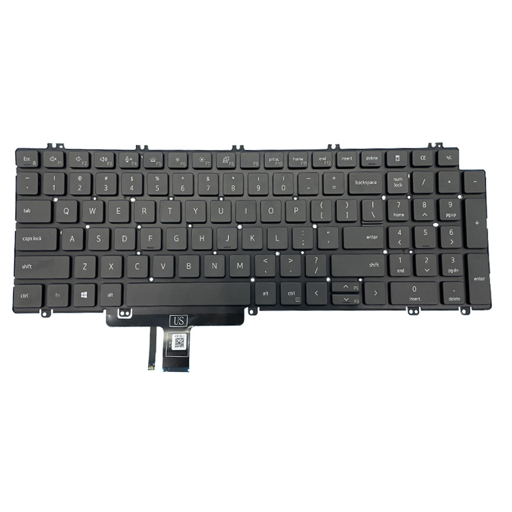 Laptop Keyboard For DELL Precision 3560 3561 3570 3571 3591 3580 3581 ...