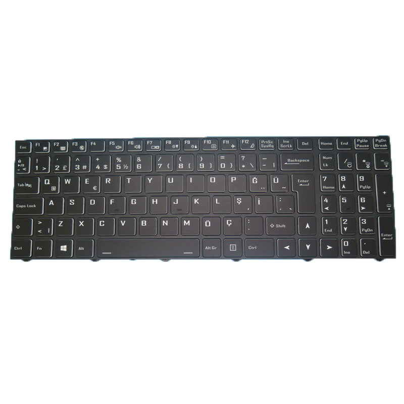 Laptop Backlit Keyboard For CLEVO NJ50AU NJ50CU NJ50GU NJ50LU NJ50MU ...