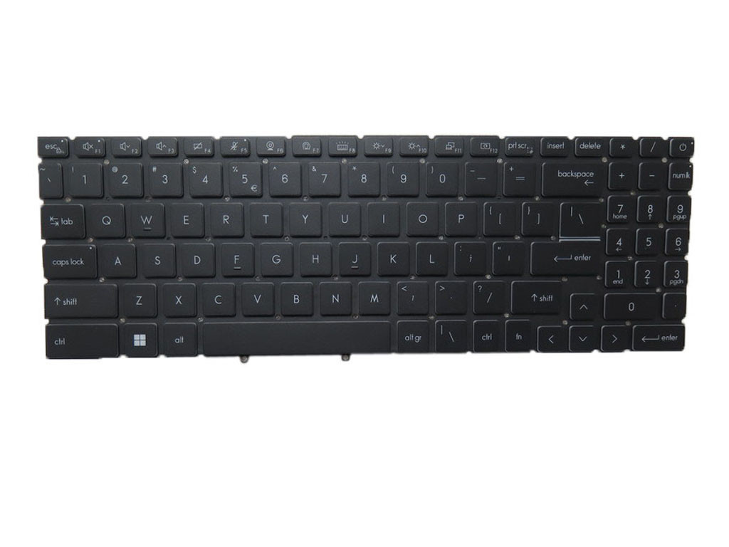 Black New Laptop White Backlit Keyboard For MSI Pulse GL76 11U 11UCK ...
