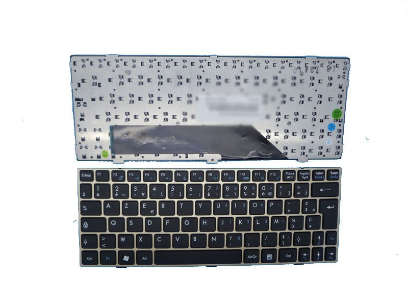 Laptop Keyboard For MSI U135 U135DX Black With Frame French FR ...
