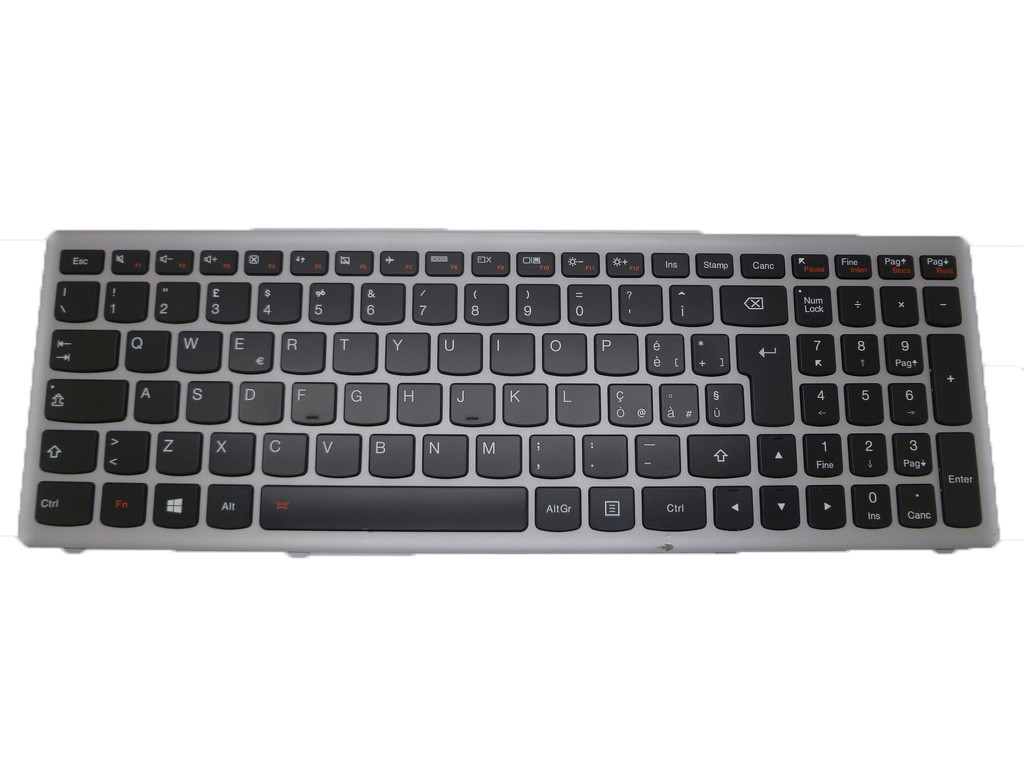 Laptop Keyboard For Lenovo Z500 P500 P500T Z500A Italy IT 25206553 V ...