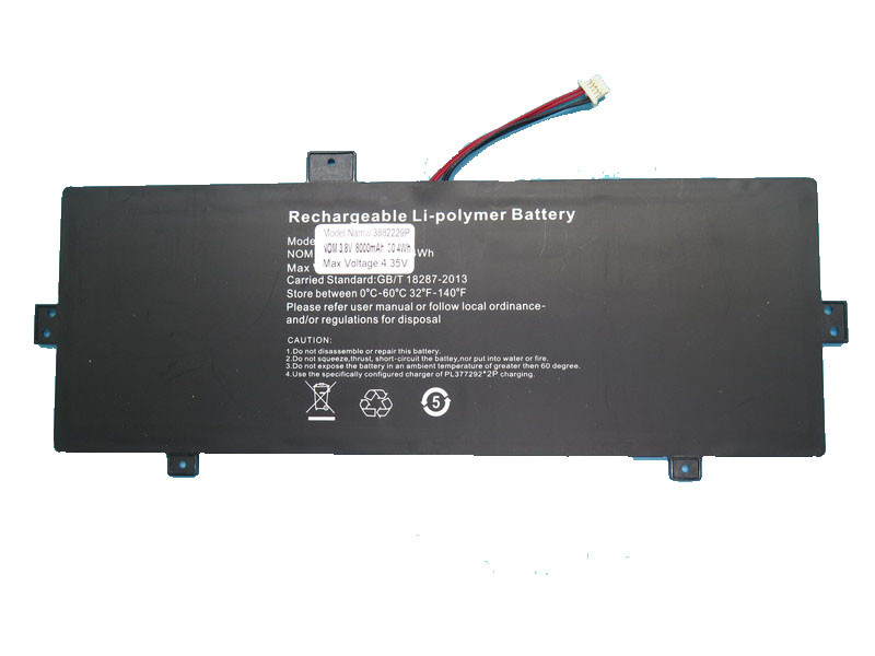 Laptop Battery For Haier S11 PL3378107P*2P 3882229P 3.8V 8000mAh 30.4Wh ...