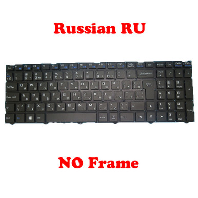 Laptop Keyboard For CLEVO CVM18H86SU-4302 6-80-NJ500-280-1 Russian RU ...