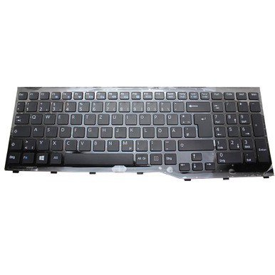 Laptop Keyboard For Fujitsu LifeBook AH522 AH552 Germany GR Black With ...