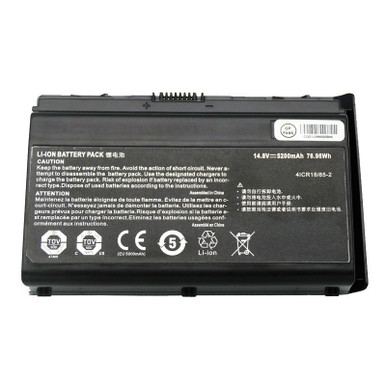 Laptop Battery For Schenker XMG A522 14.8V 5200mAh New - Linda parts