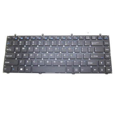 Laptop Keyboard For Sager NP2840 W840SU-T English US Black Without ...