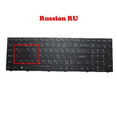 Laptop Backlit Keyboard For CLEVO N850 CVM15F23SUJ430V 6-80-N85H0-281 ...