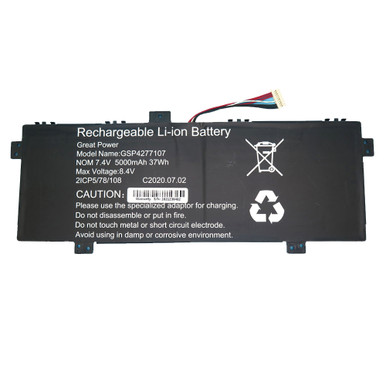 Laptop Battery GSP4277107 7.4V 5000mAh 37Wh 10PIN 7Lines New - Linda parts