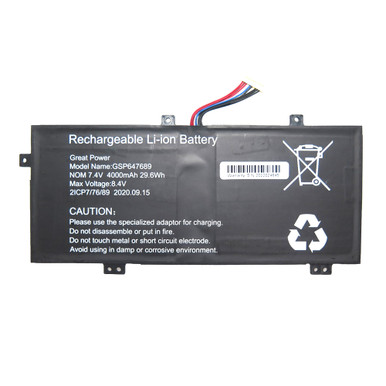 Laptop Battery GSP647689 7.4V 5500MAH 40.7WH 10PIN 9Lines New - Linda parts