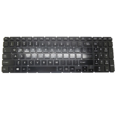 Laptop Keyboard For Toshiba Satellite C75-C7130 English US Black ...