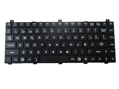 Laptop No Backlit Keyboard For GETAC B300 S400 Spanish SP With Black ...