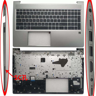Laptop PalmRest&keyboard For HP ProBook 650 G8 Silver top cover United ...