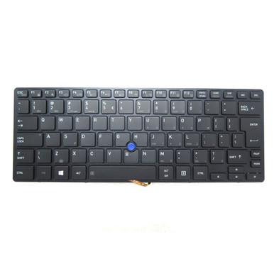 Laptop Keyboard For Toshiba Tecra X40-E X40-E-1H6 English US Big Enter Black With Backlit ...