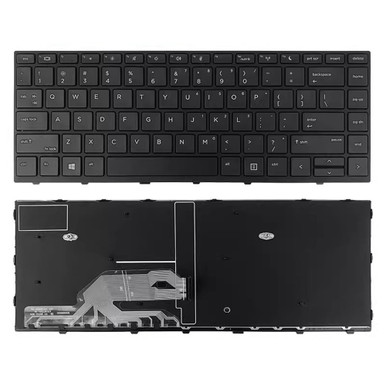 Laptop Keyboard For HP ProBook 640 G4 645 G4 L09547-001 with black ...