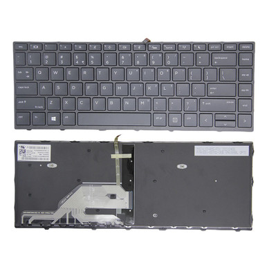 Laptop Keyboard For HP ProBook 640 G4 645 G4 L09546-001 with black ...