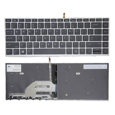 Laptop Keyboard For HP ProBook 640 G4 645 G4 L09546-001 with silver ...