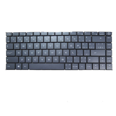 Grey Laptop Backlit Keyboard For MSI WP65 9TH WS65 8SK 8TK 9TJ 9TK 9TL ...