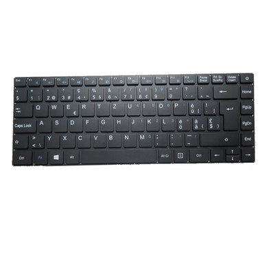 Laptop Keyboard For TERRA MOBILE 1416 Swiss SW Black - Linda parts