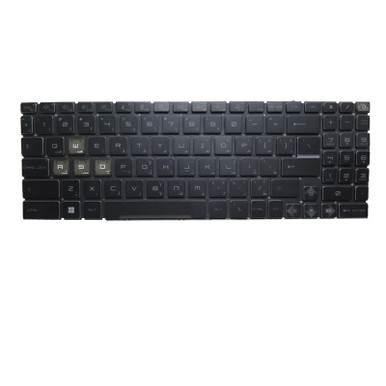 Laptop Blue Monochrome Backlit Keyboard For MSI Sword 15-A12U Series ...