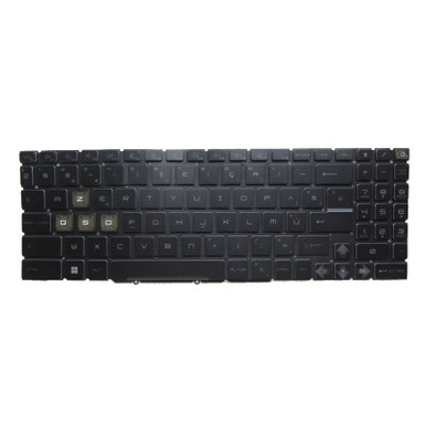 Laptop Blue Monochrome Backlit Keyboard For MSI Sword 15-A12U Series ...