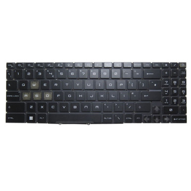 Laptop No Backlit Keyboard For MSI Sword 15-A12U Series Sword 15 A12UC ...