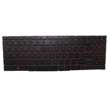 Laptop Red Backlit Keyboard For MSI Sword 15-A12U Series Sword 15 A12UC ...