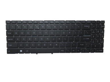 Laptop White Monochrome Backlit Keyboard For MSI Sword 15-A12U Series ...