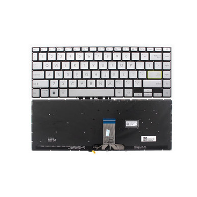 Laptop Keyboard For ASUS Zenbook 14 Q407I Q407IQ Without Frame Silver ...