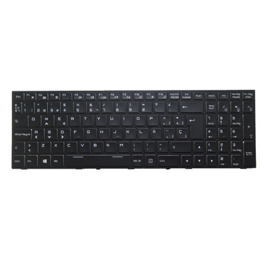 Laptop keyboard For Novatech P651HP With Frame Black Spanish SP With ...
