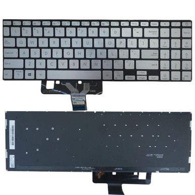 Laptop Keyboard For ASUS M533IA M533UA Silver United States US Without ...
