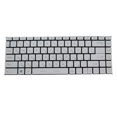 Laptop Backlit Keyboard For MSI Modern 14 B10R B10MW B10RASW MS-14D1 Russian RU White Without ...