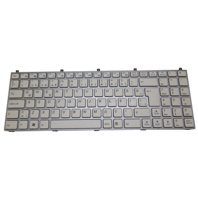 Laptop Without Backlit Keyboard For Proline W765 Turkey TR White With ...