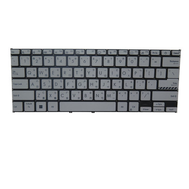 Laptop Keyboard For ASUS VivoBook 14 A1403 A1403ZA Without Frame Silver ...
